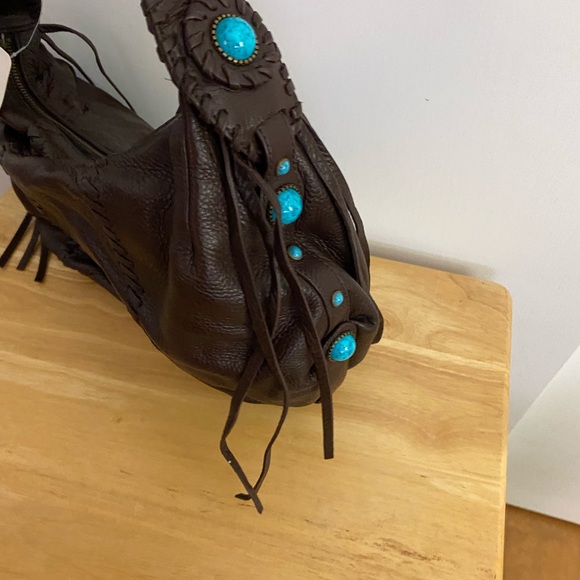 Franco Sarto | Bags | Franco Sarto Brown Hobo Bag With Soft Leather And ...